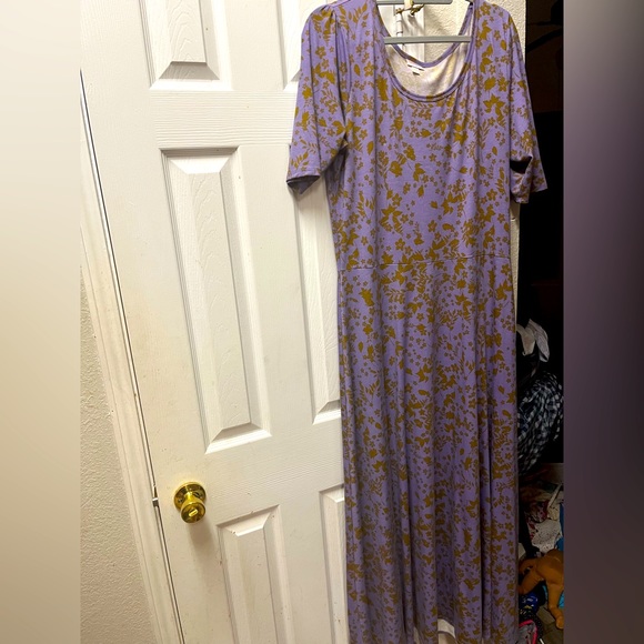 LuLaRoe | Dresses | Ana Dress Guc Lavender Floral Print | Poshmark